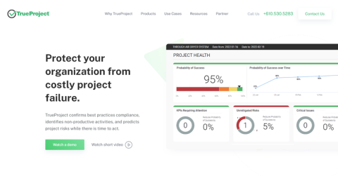Predictive Intelligence for Project Health | TrueProject